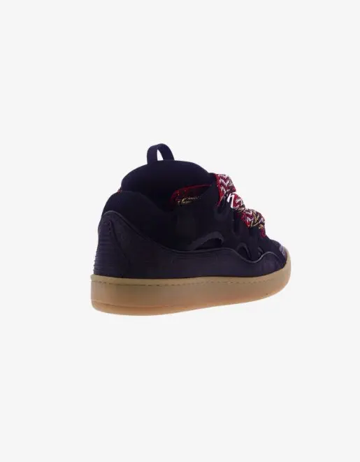 LANVIN Round Toe Lace-up Sneakers