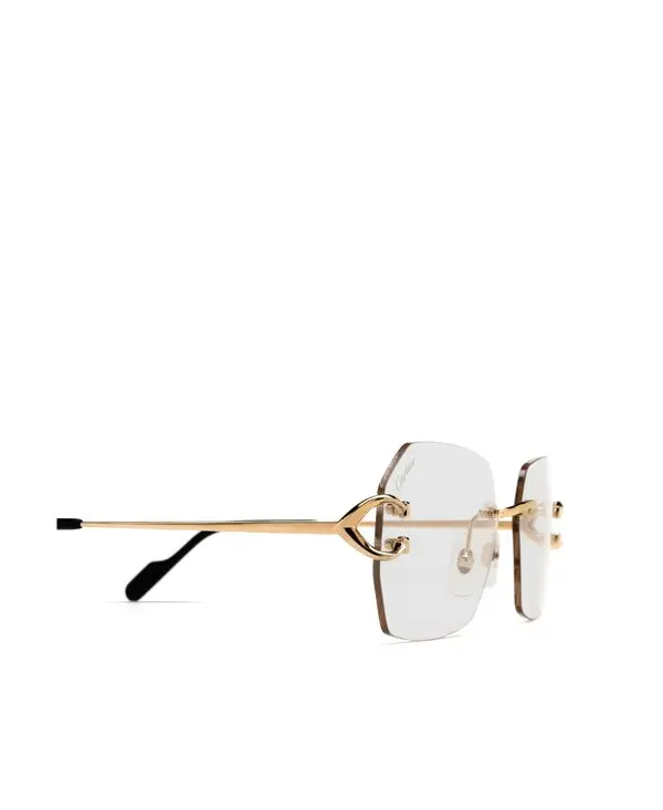 Cartier Rectangle Frame Glasses