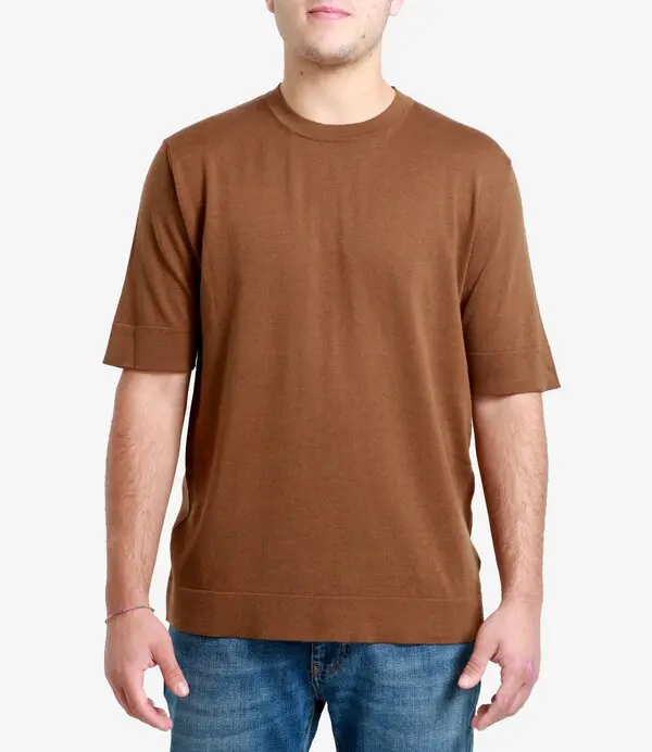 PT TORINO Cotton-silk Blend T-shirt