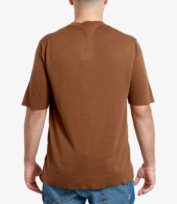 PT TORINO Cotton-silk Blend T-shirt
