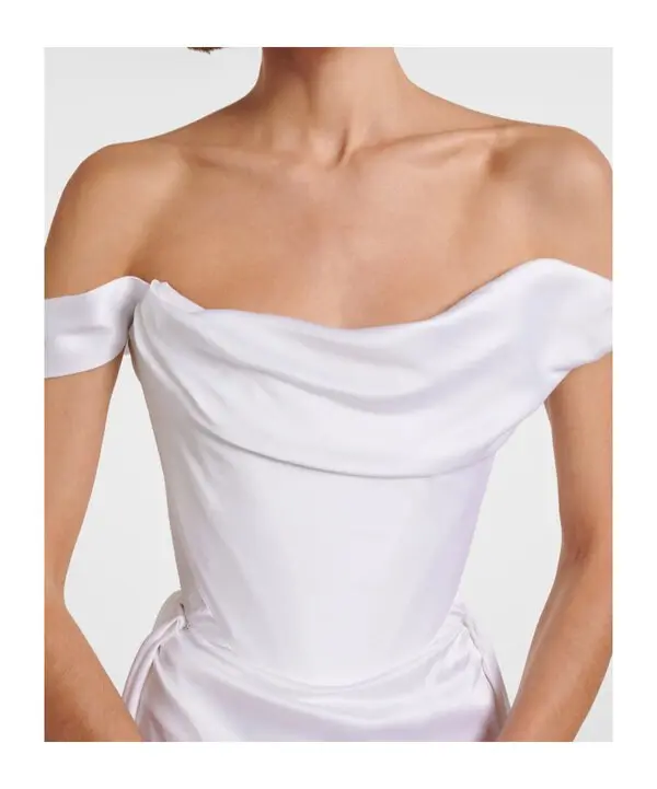 VIVIENNE WESTWOOD Nova Grace Satin Bustier Gown