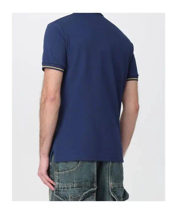 Versace Trim Plaque Polo Shirt