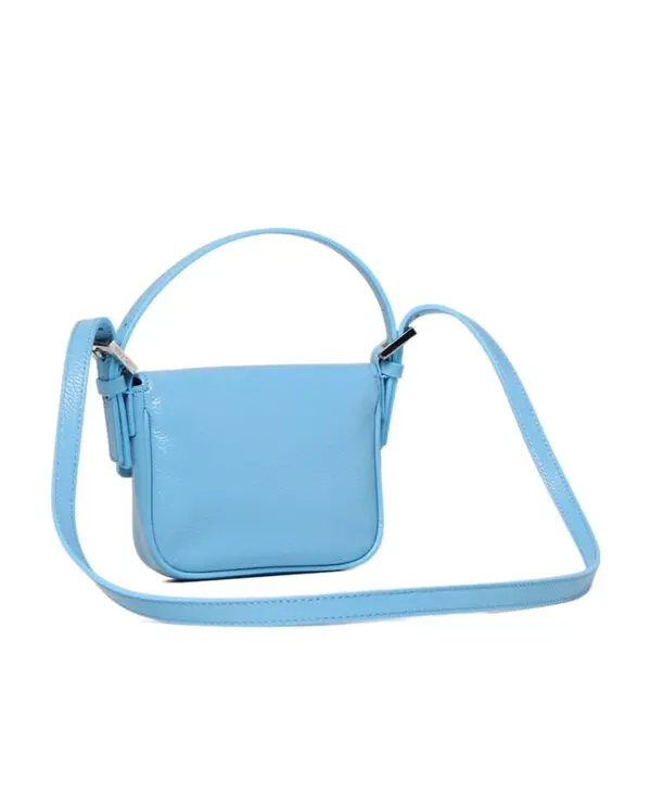 By Far Alfie Logo Buckle Mini Crossbody Bag