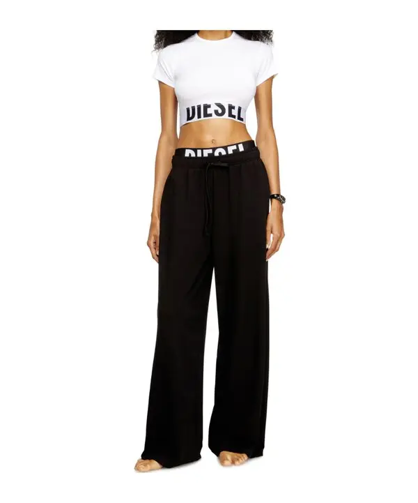 DIESEL® Leslie-d-pop Logo Waistband Drawstring Pants