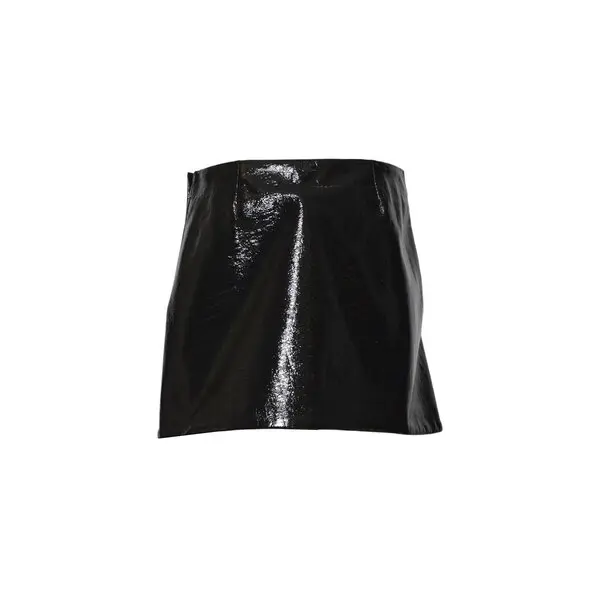COURREGES Patent Midi Skirt