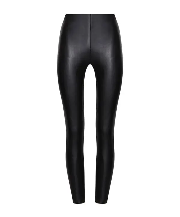 Wolford Leather-paneled Leggings