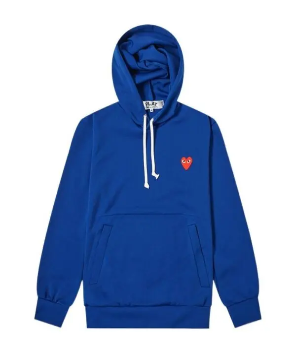 Play Comme Des Garcon Logo Hooded Sweater