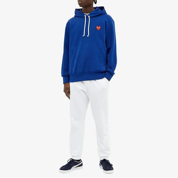 Play Comme Des Garcon Logo Hooded Sweater