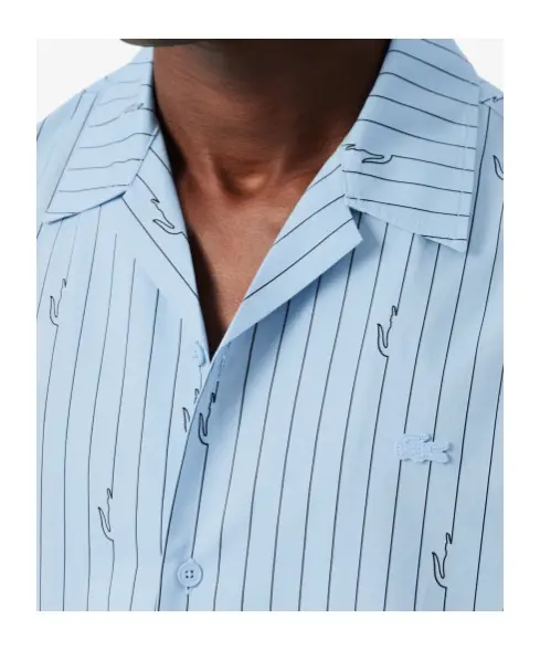 Lacoste Relaxed Fit Print Twill Shirt