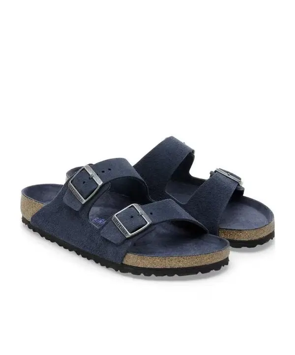 BIRKENSTOCK Arizona Buckle Suede Sandals