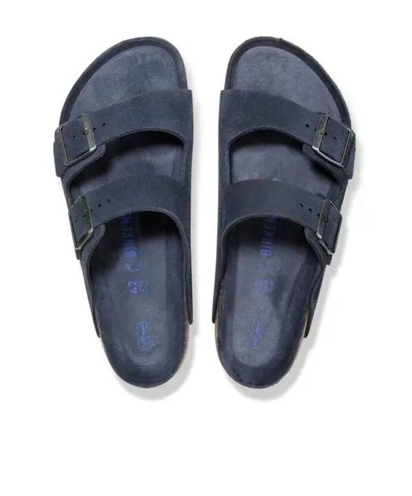 BIRKENSTOCK Arizona Buckle Suede Sandals