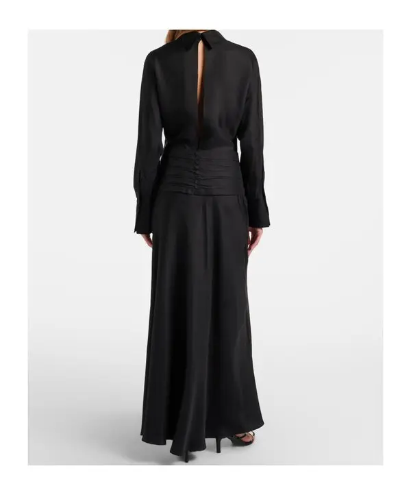 RÓHE Silk Long-sleeved Dress
