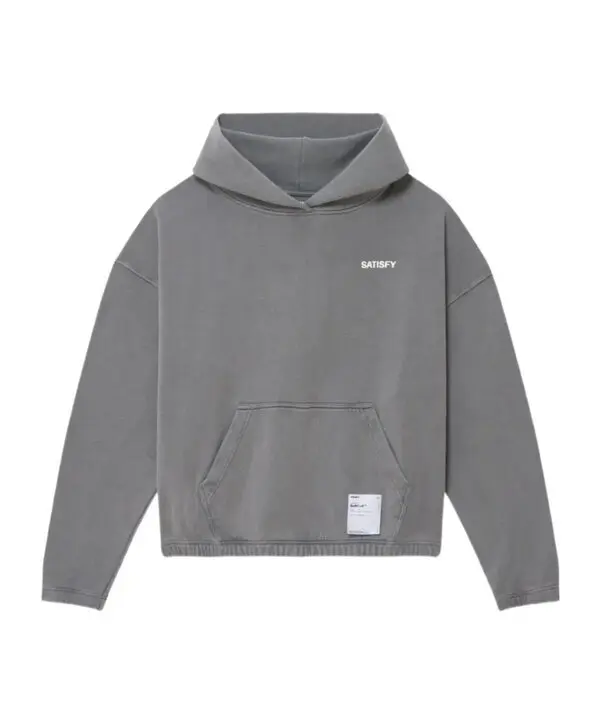 Satisfy Logo Print Hoodie