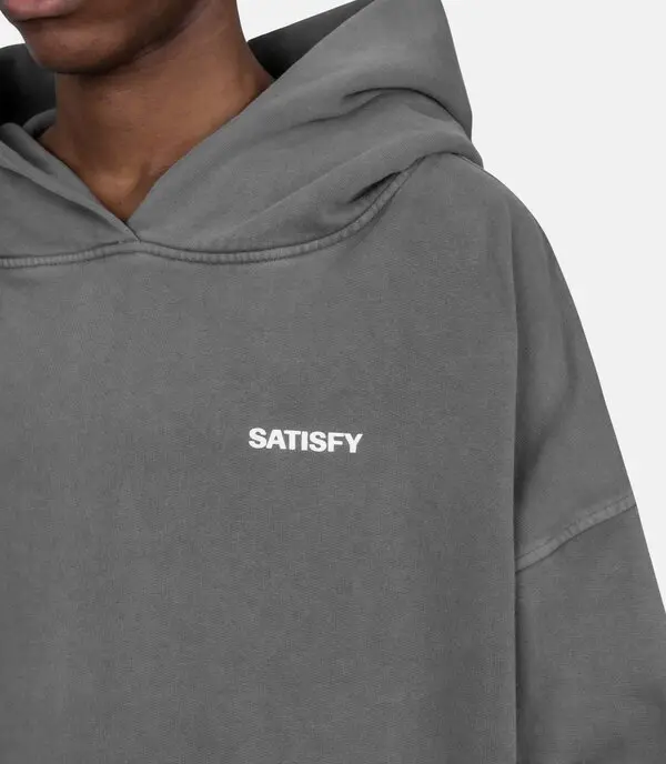Satisfy Logo Print Hoodie