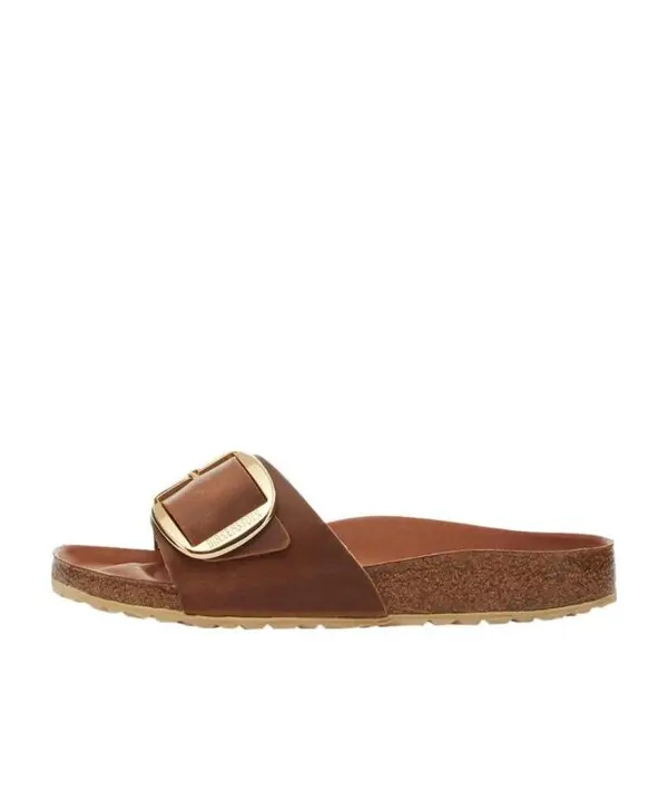 BIRKENSTOCK Madrid Oiled Slip-on Sandals