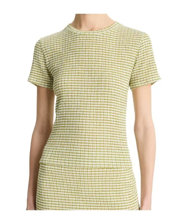 Vince Gingham T-shirt