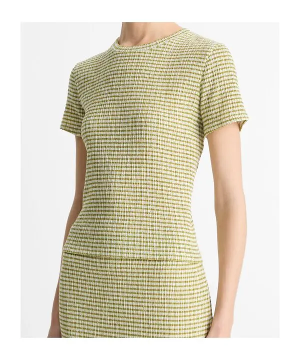 Vince Gingham T-shirt