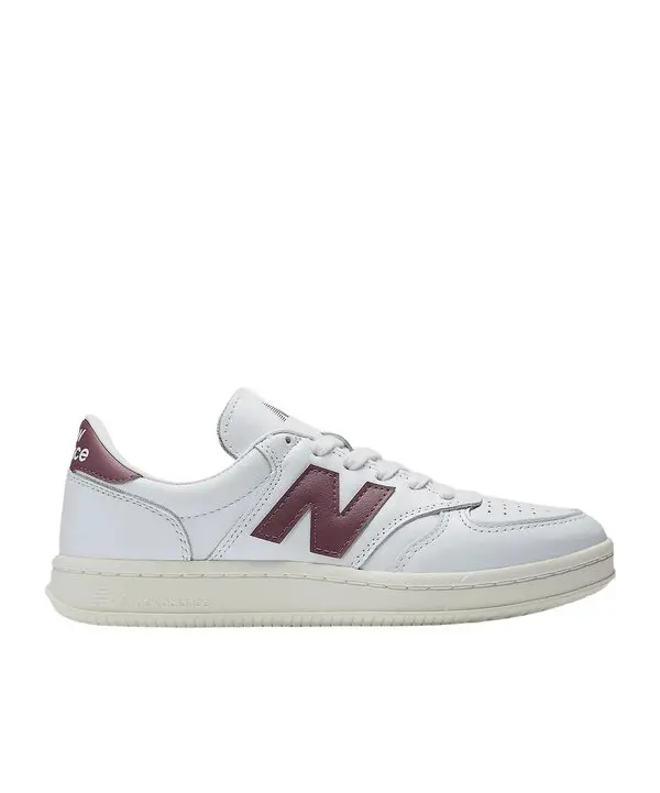 NEW BALANCE T500 Logo-patch Leather Sneakers