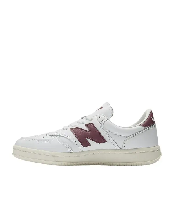 NEW BALANCE T500 Logo-patch Leather Sneakers