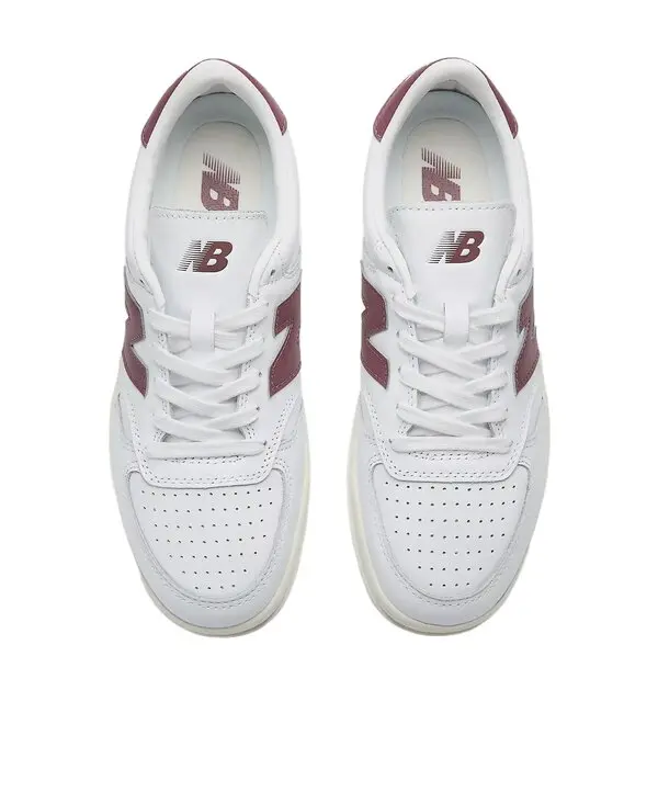 NEW BALANCE T500 Logo-patch Leather Sneakers