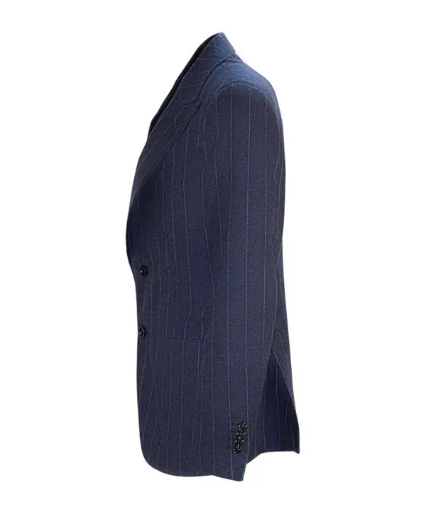 LARDINI Single Breasted Striped Blazer