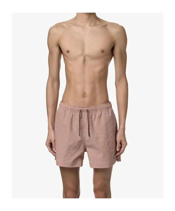 K-WAY Loiret Striped Drawstring Swimming Trunks