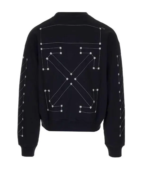 Off-White Diagonal Arrow Logo Sweatshirt