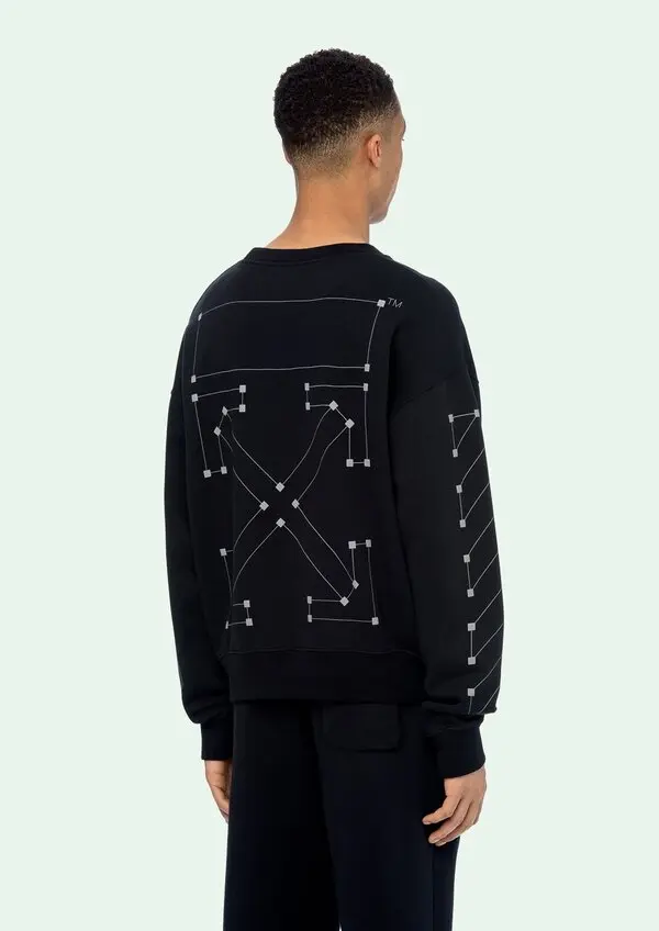 Off-White Diagonal Arrow Logo Sweatshirt