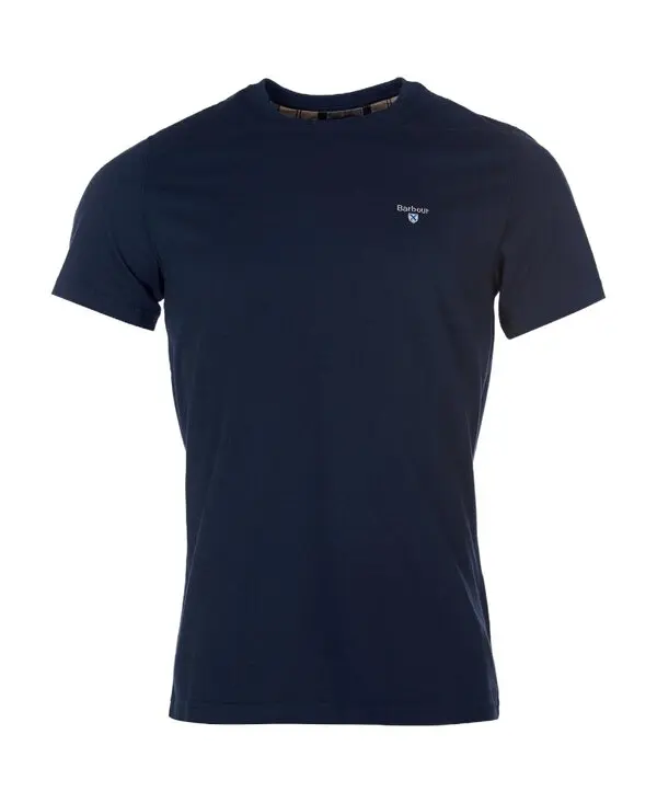 Barbour Tartan Sports T-shirt - Black