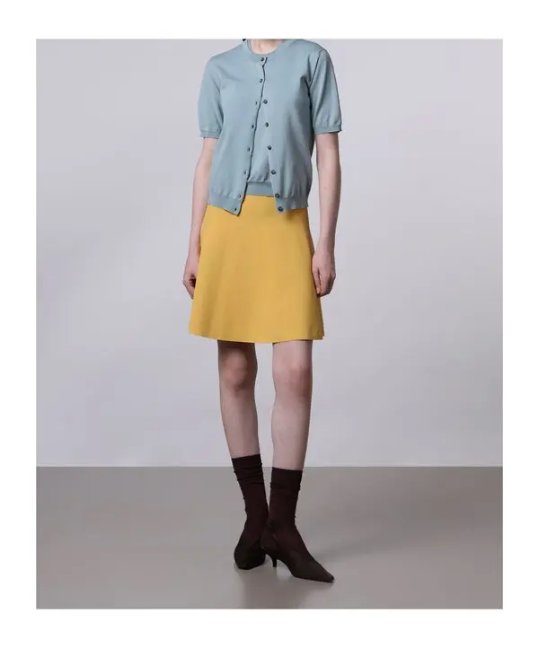 ROBERTO COLLINA Knitted Midi Skirt