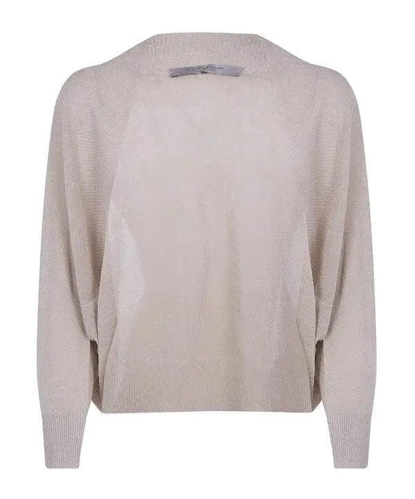 D.exterior Lurex-embellishment Cardigan