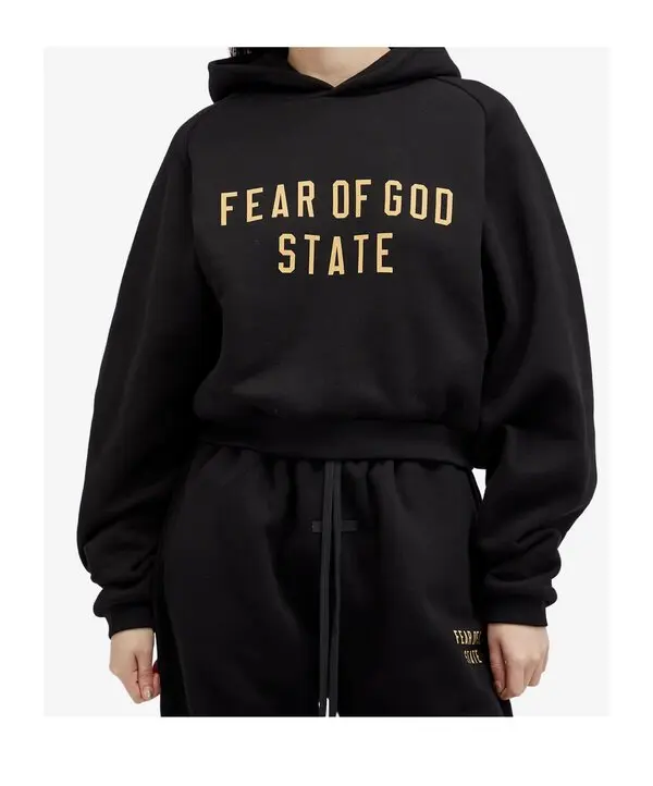Fear Of God Logo Hooded Sweater