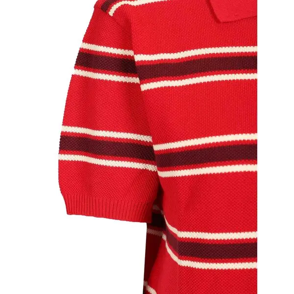 DUNST Short-sleeve Knitted Polo Shirt