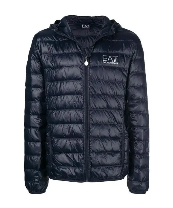 EA7 Long-sleeved Hooded Down Jacket
