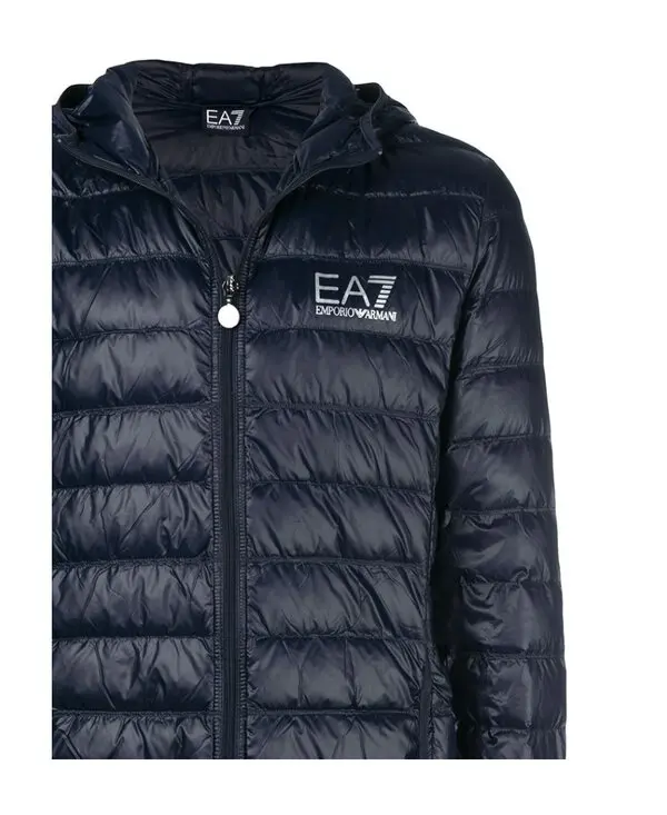 EA7 Long-sleeved Hooded Down Jacket