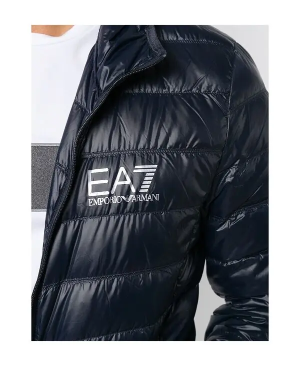 EA7 Long-sleeved Hooded Down Jacket