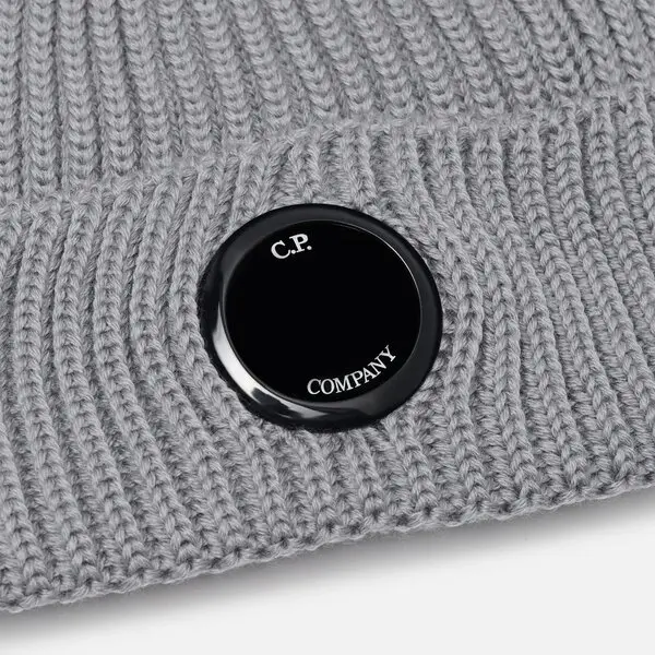 C.P. COMPANY Ribbed Cotton Beanie Hat