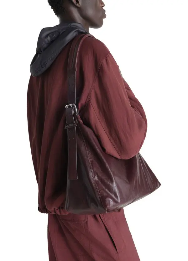 LEMAIRE Small Belted Hobo Bag