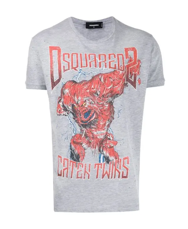 Dsquared2 Pattern Printed T-shirt