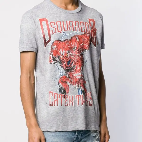 Dsquared2 Pattern Printed T-shirt