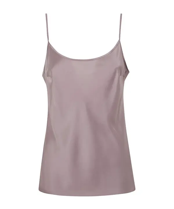 D.exterior Satin Camisole Top - Gray