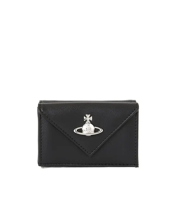 VIVIENNE WESTWOOD Logo Plaque Envelope Wallet