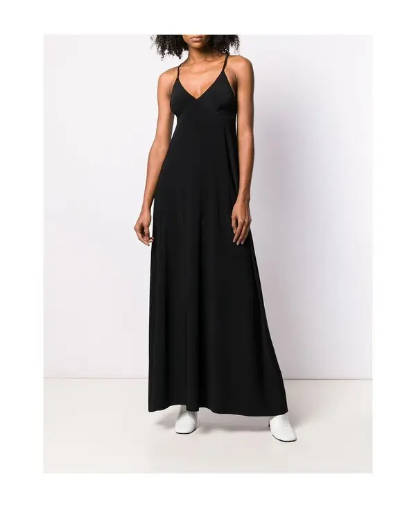 Norma Kamali Spaghetti Strap Maxi Dress