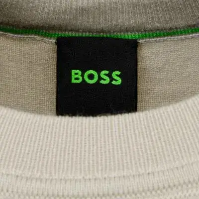 Hugo Boss Ribbed Crew Neck Long Sleeve Sweater