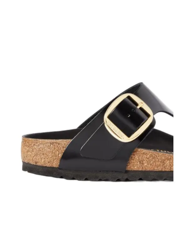 BIRKENSTOCK Toe Slippers With Bright Side Of Logo