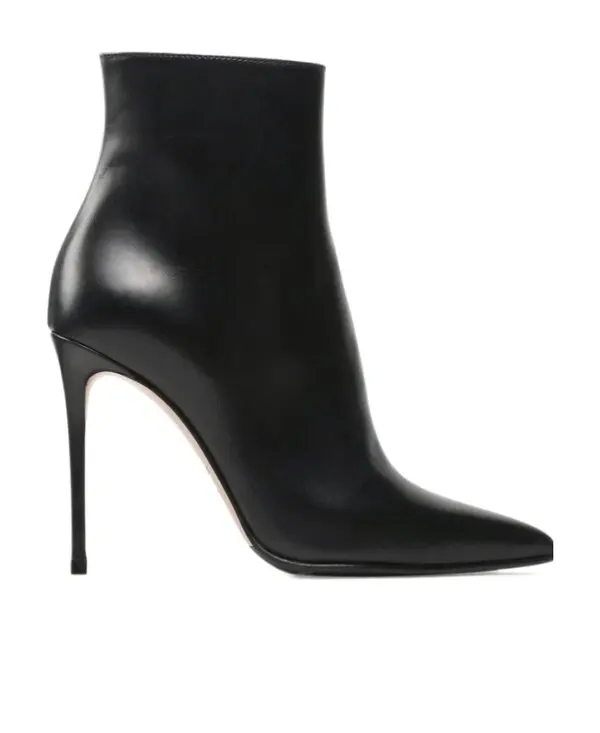 LE SILLA Logo High-heeled Ankle Boots - Black