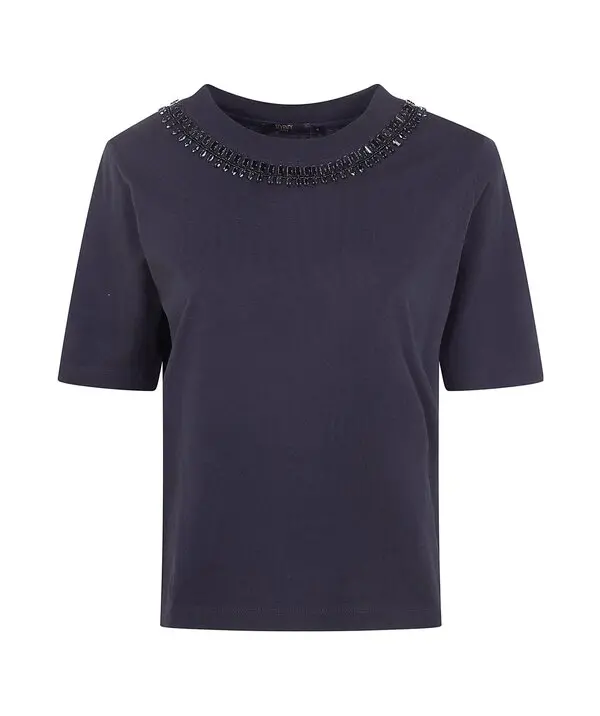 Seventy Embellished Neck T-shirt