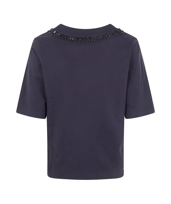 Seventy Embellished Neck T-shirt
