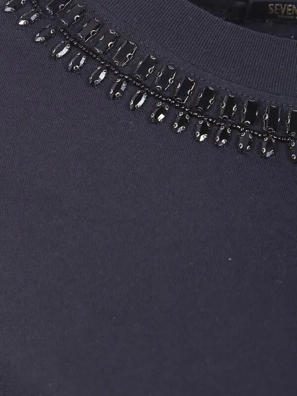 Seventy Embellished Neck T-shirt