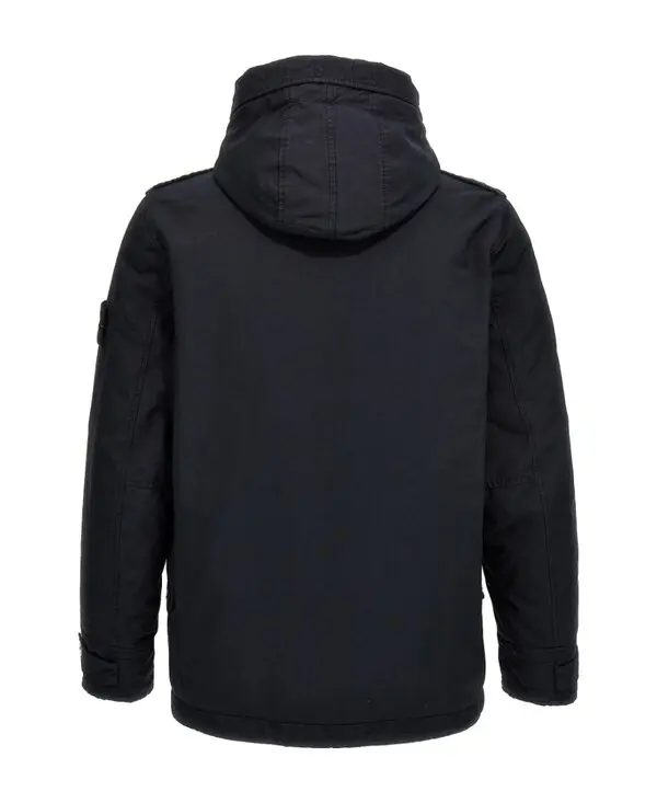Stone Island High-neck Hooded Jacket